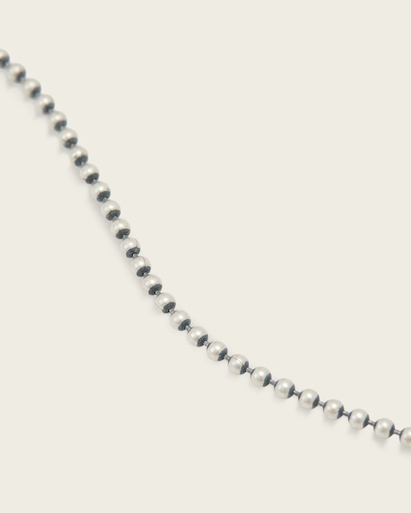 Jay Ball Chain Large Necklace Silver | ALLSAINTS